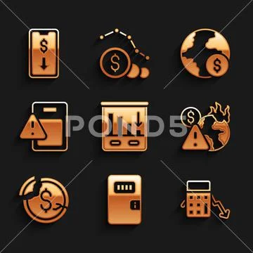 Set Pie chart infographic, Prison cell door, Calculation of expenses, Global Illustration #197792032