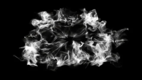 A set of Smoke effect on Alpha channel | Stock Video | Pond5