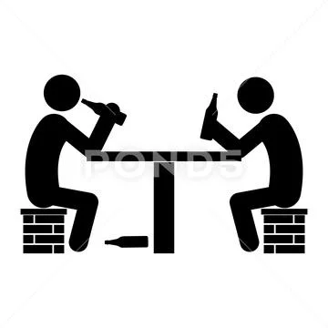 Set of stick figures, vector illustration. ~ Clip Art #249801811