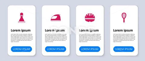 Set Tennis racket, Bicycle helmet, Racing and Chess. Business ...