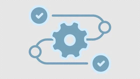 Setting Animated Icon, Process Animation... | Stock Video | Pond5