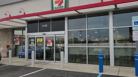 Seven Eleven 7 Gas Station Convenience S... | Stock Video | Pond5