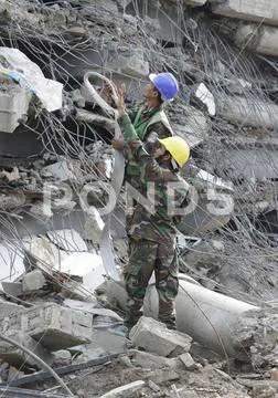 Seven story building collapses at construction site in Kep province ...