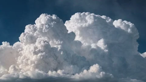 a severe storm in a cumulonimbus cloud m... | Stock Video | Pond5