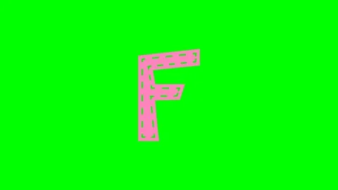 F Letter Animation