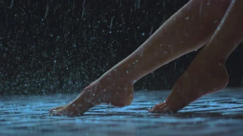 Sexy and beautiful woman on bikini dance... | Stock Video | Pond5