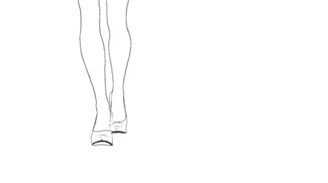 Sexy Female Outline Stock Video Footage | Royalty Free Sexy Female ...