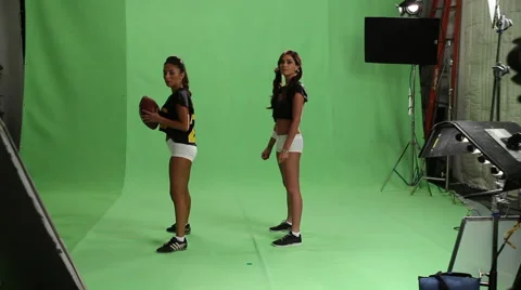 Football Girl Sexy Stock Footage ~ Royalty Free Stock Videos | Pond5