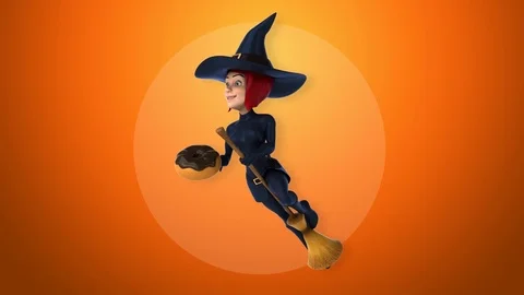 Sexy witch - 3D Animation | Stock Video | Pond5
