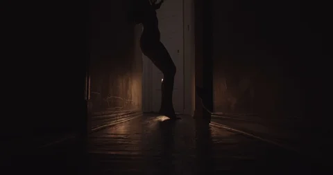 Sexy Woman In Hallway Stock Video Footage | Royalty Free Sexy Woman In ...