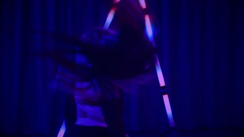 Sexy woman dancing a seductive dance. A ... | Stock Video | Pond5