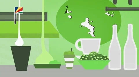Seychelles - Vector Menu - Restaurant - ... | Stock Video | Pond5