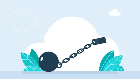 Shackles on chain with weight metal ball... | Stock Video | Pond5