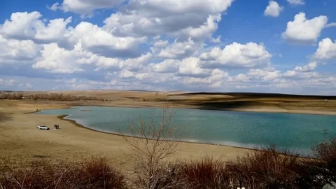 the shadow of clouds formed by the sun a... | Stock Video | Pond5