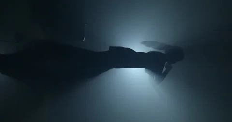 Silhouette Dancer Shadow Dancing Stock Video Footage | Royalty Free ...