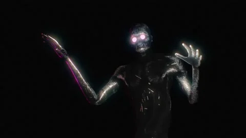 shadow person concept creepy eyes | Stock Video | Pond5