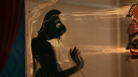Shadow Puppet, Shadow Play Thai Shadow P... | Stock Video | Pond5