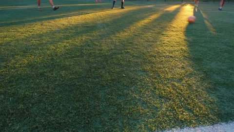 Shadows of football players on the footb... | Stock Video | Pond5