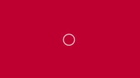 Shaky circle on red background | Stock Video | Pond5