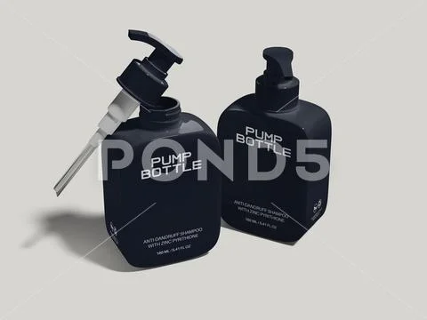 Shampoo Bottle Mockup ~ PSD Photoshop Template #302535574