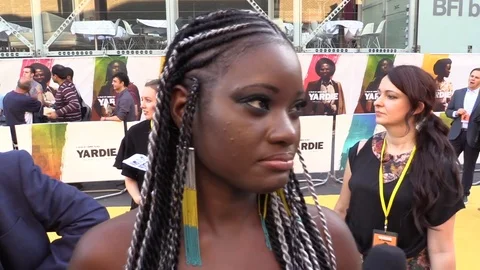 Shantol Jackson attending Yardie film pr... | Stock Video | Pond5