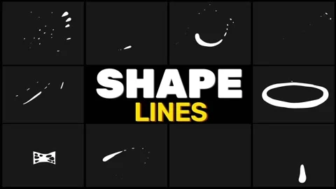 After Effects Template ~ AE: Shape Lines #220837765 | Pond5