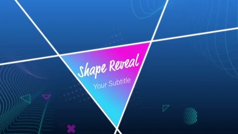 Shape Reveal Title ~ After Effects Template #169514034