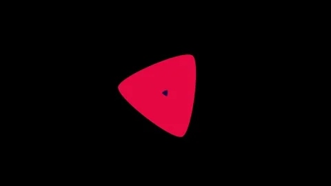 Shape triangle Transition on black trans... | Stock Video | Pond5