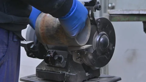 Shaping Steel: A Journeyman's Precision ... | Stock Video | Pond5