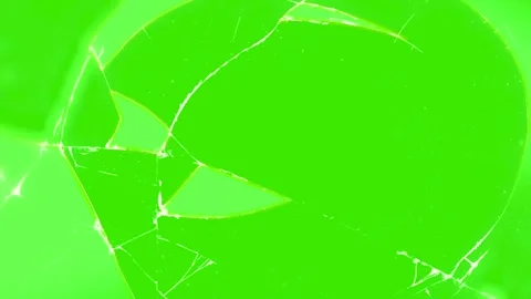 shattered glass transition pack green sc... | Stock Video | Pond5