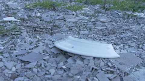 Shattered items remain on ground Moria R... | Stock Video | Pond5