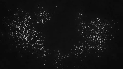 Shattered Word Pain. Explosion fractured... | Stock Video | Pond5