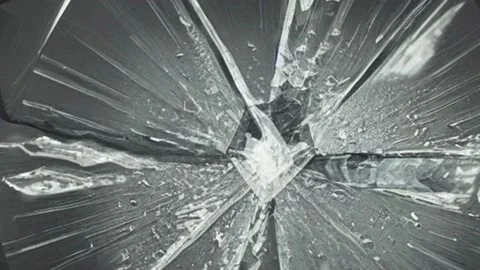 Shattering glass in looping motion backg... | Stock Video | Pond5