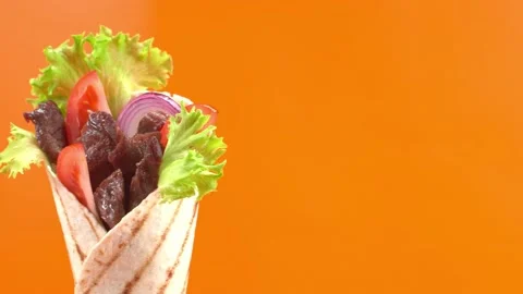 Shawarma Background Stock Footage ~ Royalty Free Stock Videos | Pond5
