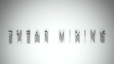 shear mixing 3D title animation white te... | Stock Video | Pond5