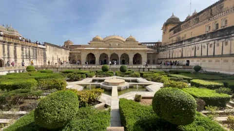 Sheesh Mahal in Amer Fort Jaipur Rajasth... | Stock Video | Pond5
