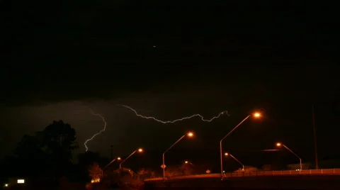 Sheet lightning Hi Res Time Lapse | Stock Video | Pond5