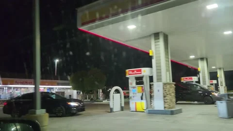 Shell Gas station Convenience Store Park... | Stock Video | Pond5