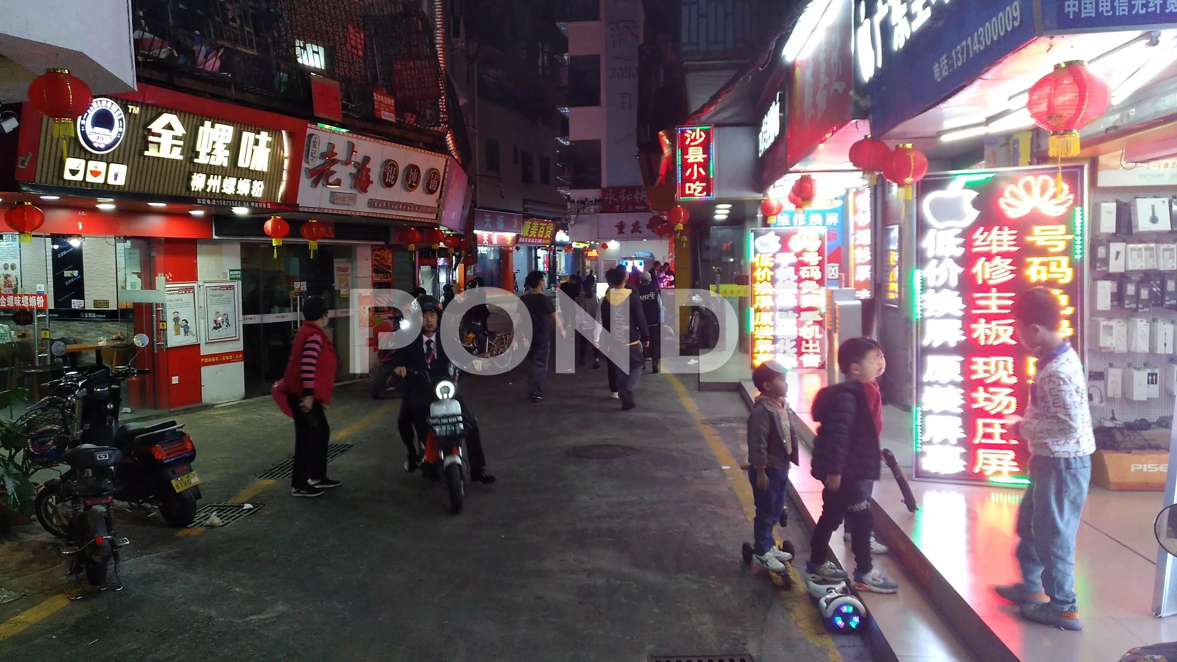 Night Street View In China