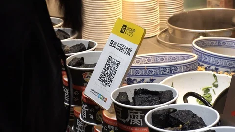 SHENZHEN, CHINA : QR CODE. | Stock Video | Pond5