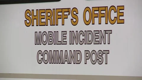 SHERIFF'S OFFICE MOBILE INCIDENT COMMAND... | Stock Video | Pond5