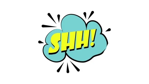 Shh Icon Stock Footage ~ Royalty Free Stock Videos | Pond5