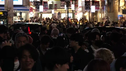 SHIBUYA, TOKYO, JAPAN : Crowd of people ... | Stock Video | Pond5