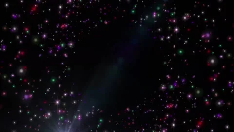 Shimmering Galaxy Particle Moving backgr... | Stock Video | Pond5