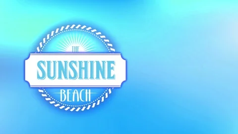 the shine beach written interior elderly... | Stock Video | Pond5