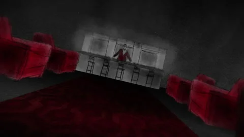 The Shining bar gold room Animation cree... | Stock Video | Pond5