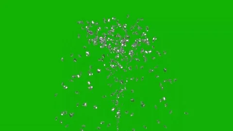 Shining diamonds fountain green screen m... | Stock Video | Pond5