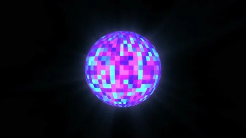 shining mirror ball overlay background | Stock Video | Pond5