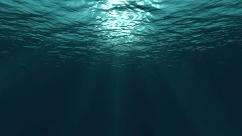 Shining underwater background loop | Stock Video | Pond5