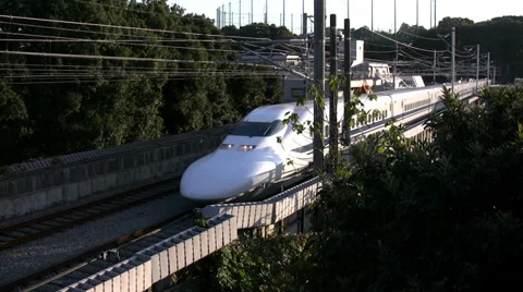 Bullet Train Japan Stock Footage ~ Royalty Free Stock Videos | Pond5